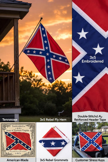 Rebel flag history and merch – Learn its symbolism | Confederate Wave